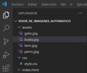 Visor de imágenes automático con JavaScript HTML y CSS – Dev{Code}Light