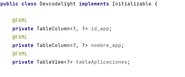 Cargar Datos De Un Objeto A Una Tableview En Intellij Usando Javafx Devcodelight