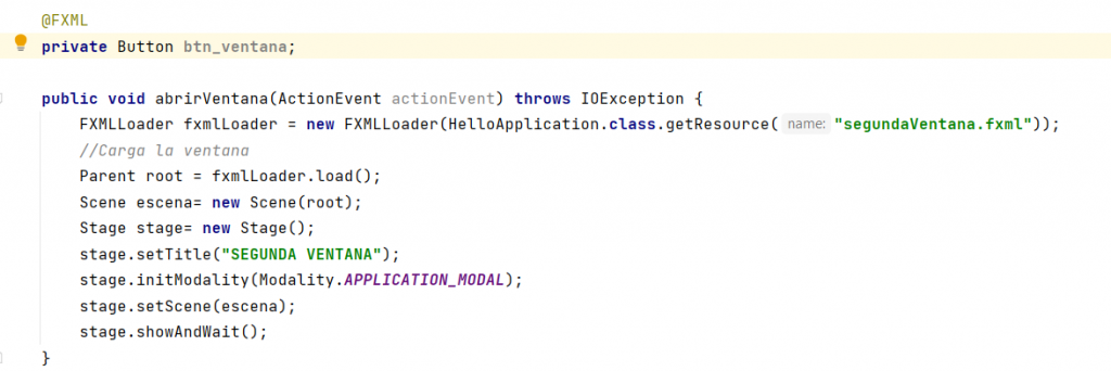 Open another window in IntelliJ using JavaFX – DevCodeLight
