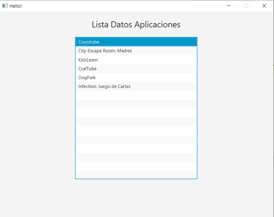 Cargar datos de un ArrayList a un ListView en IntelliJ usando JavaFX ...