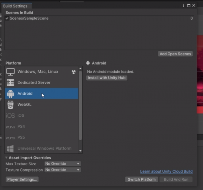 Run Unity Project Directly on Your Android Mobile – DevCodeLight