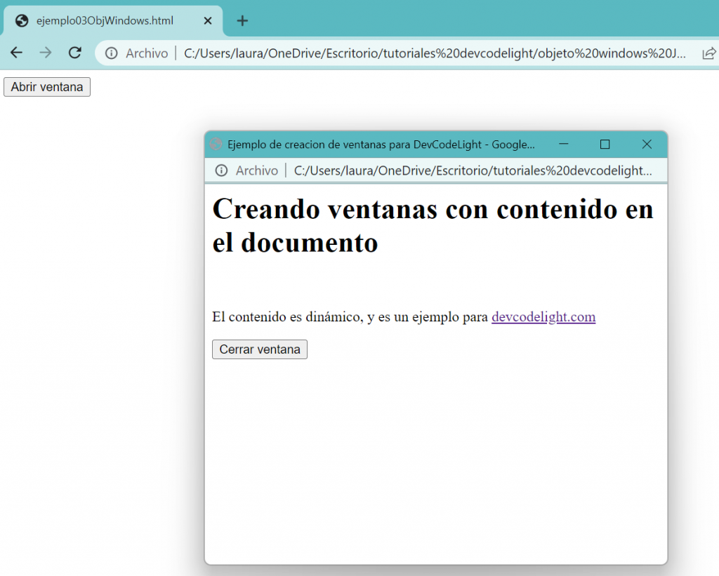 Creating Javascript Windows Window Object 33 Devcodelight