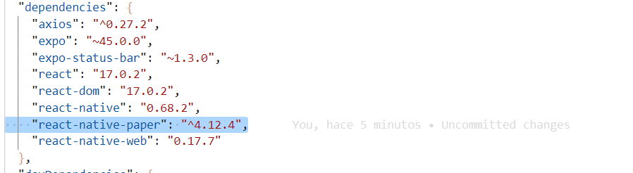 Instalar libreria y añadirla a dependencias en React Native – DevCodeLight