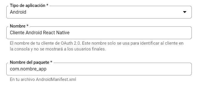 Añadir google SignIn en React Native y Expo – DevCodeLight