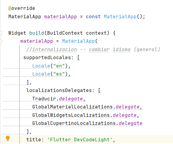 Internacionalización de aplicación en flutter usando ficheros .json – DevCodeLight
